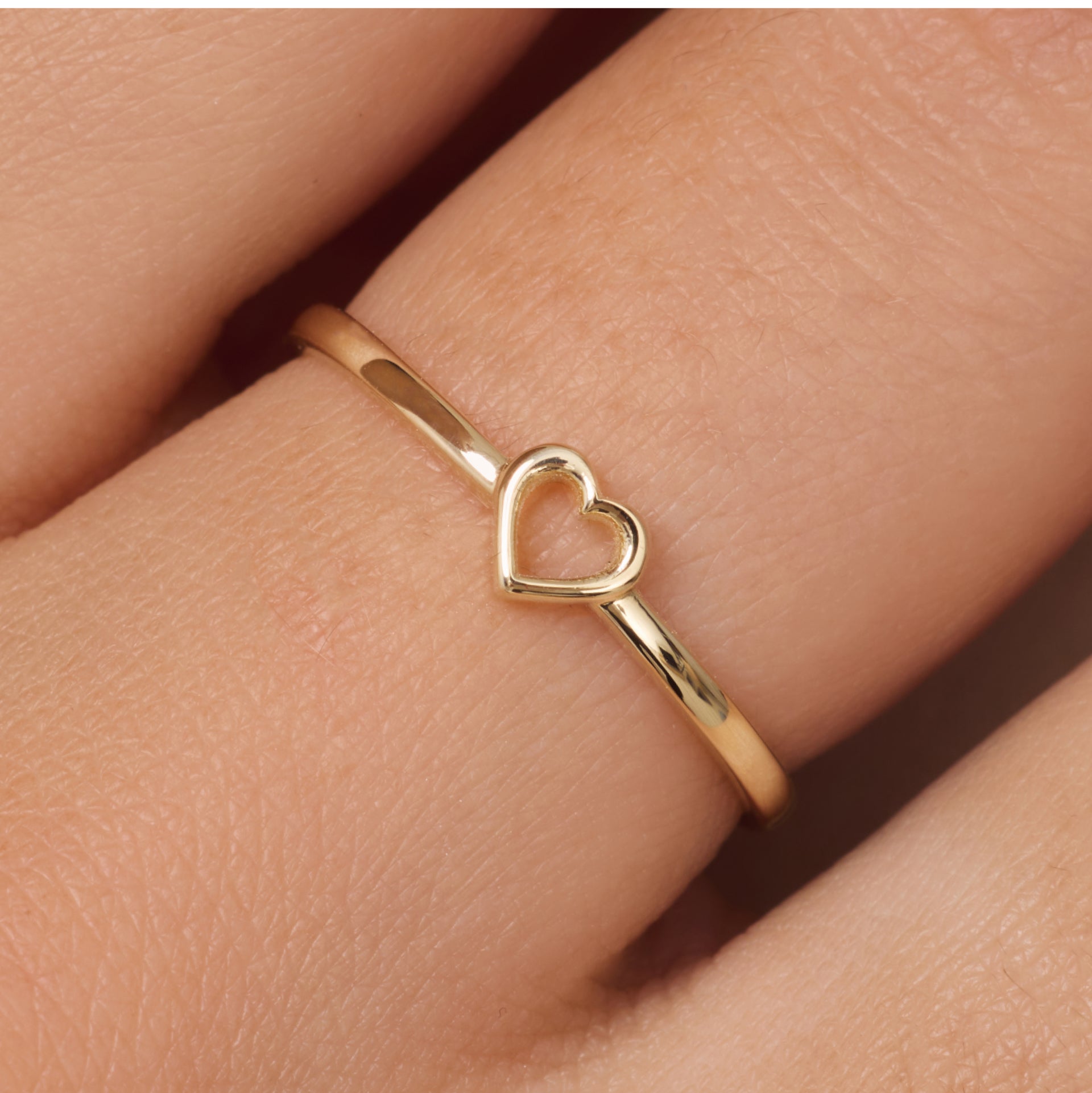 14K Gold Heart Rings for Women | Holiday Sale -50%