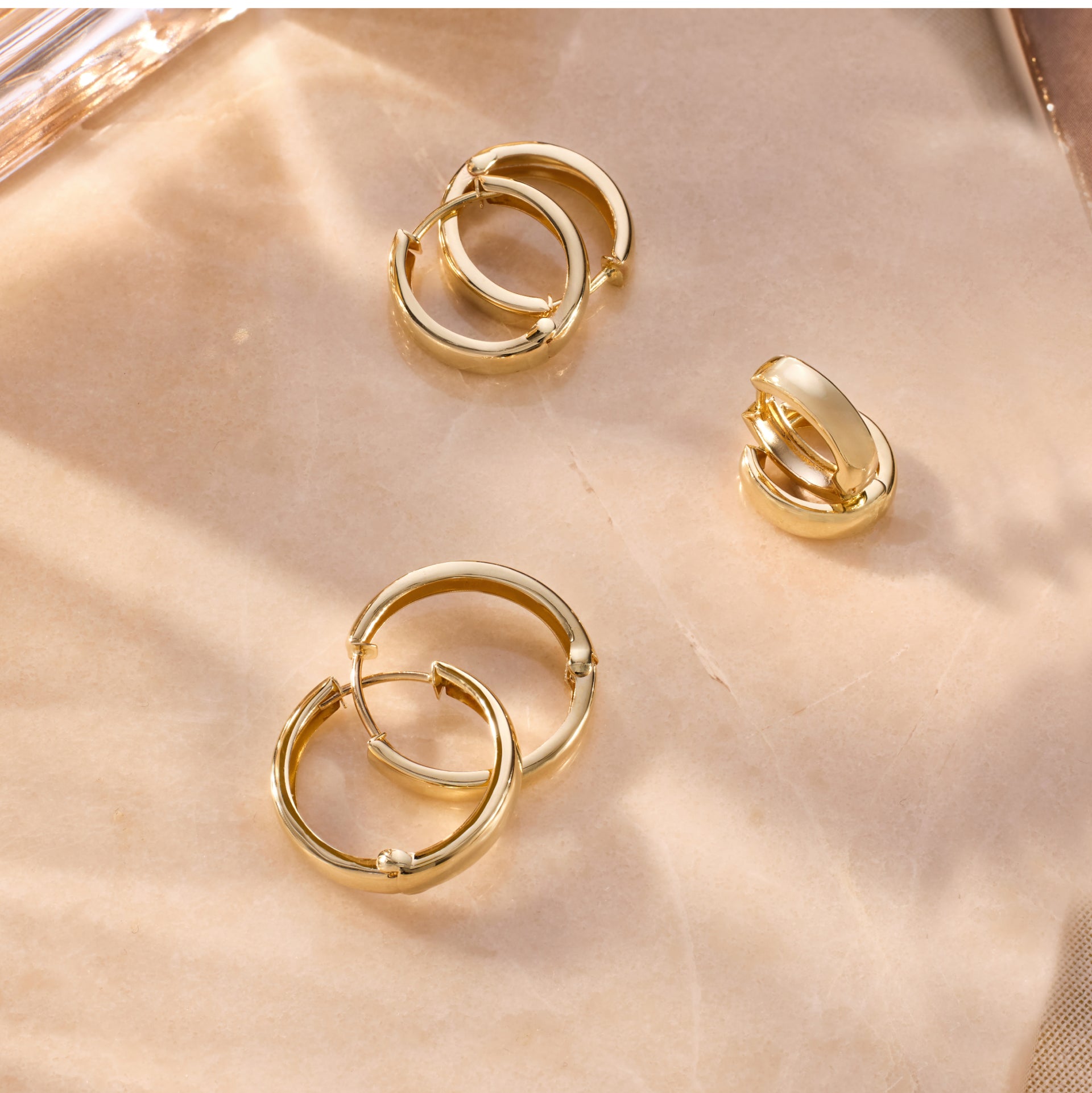 14K Gold Hoops Sets for Women | Sale -30%