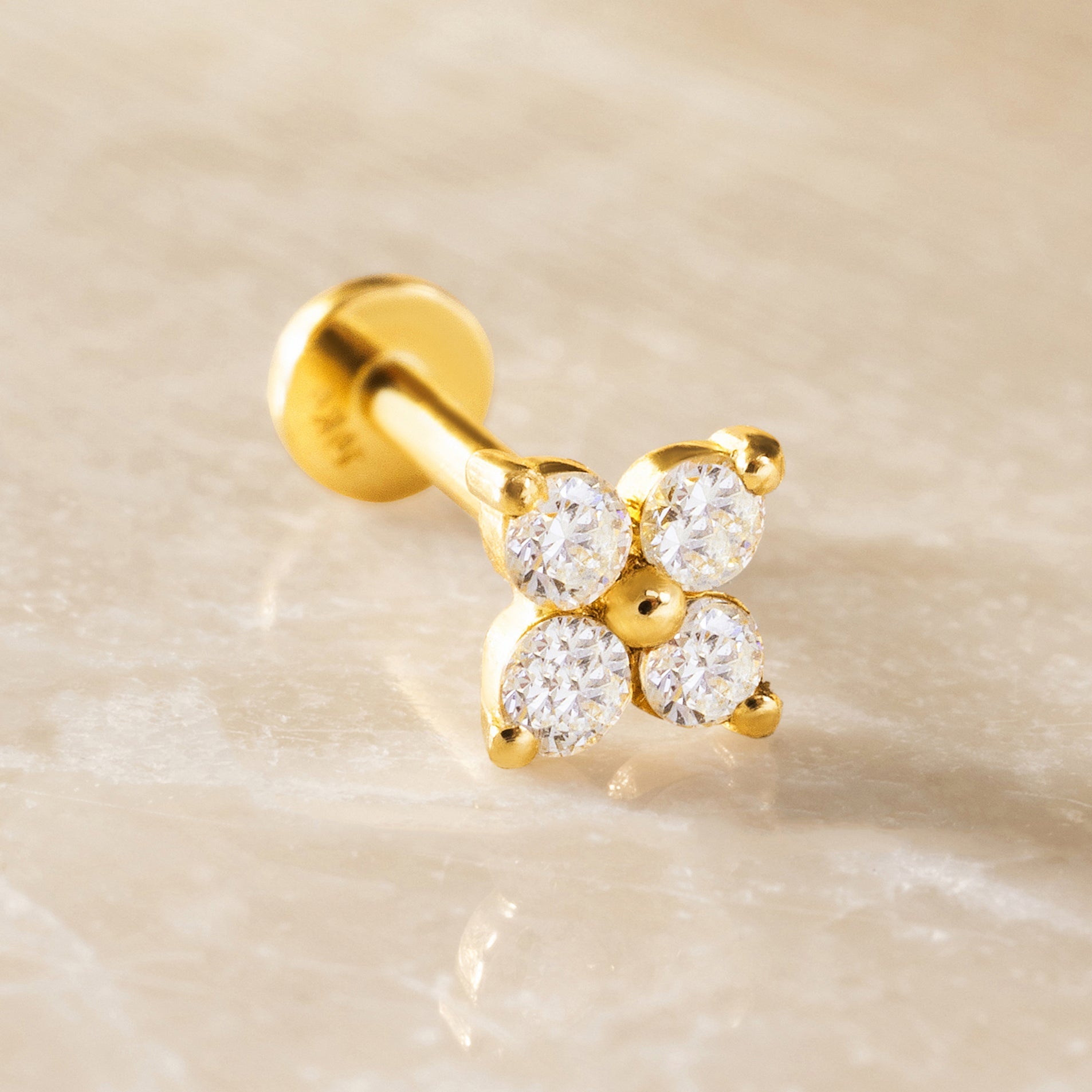 14K Gold Conch Piercings for Women | Spring Sale up to -60%