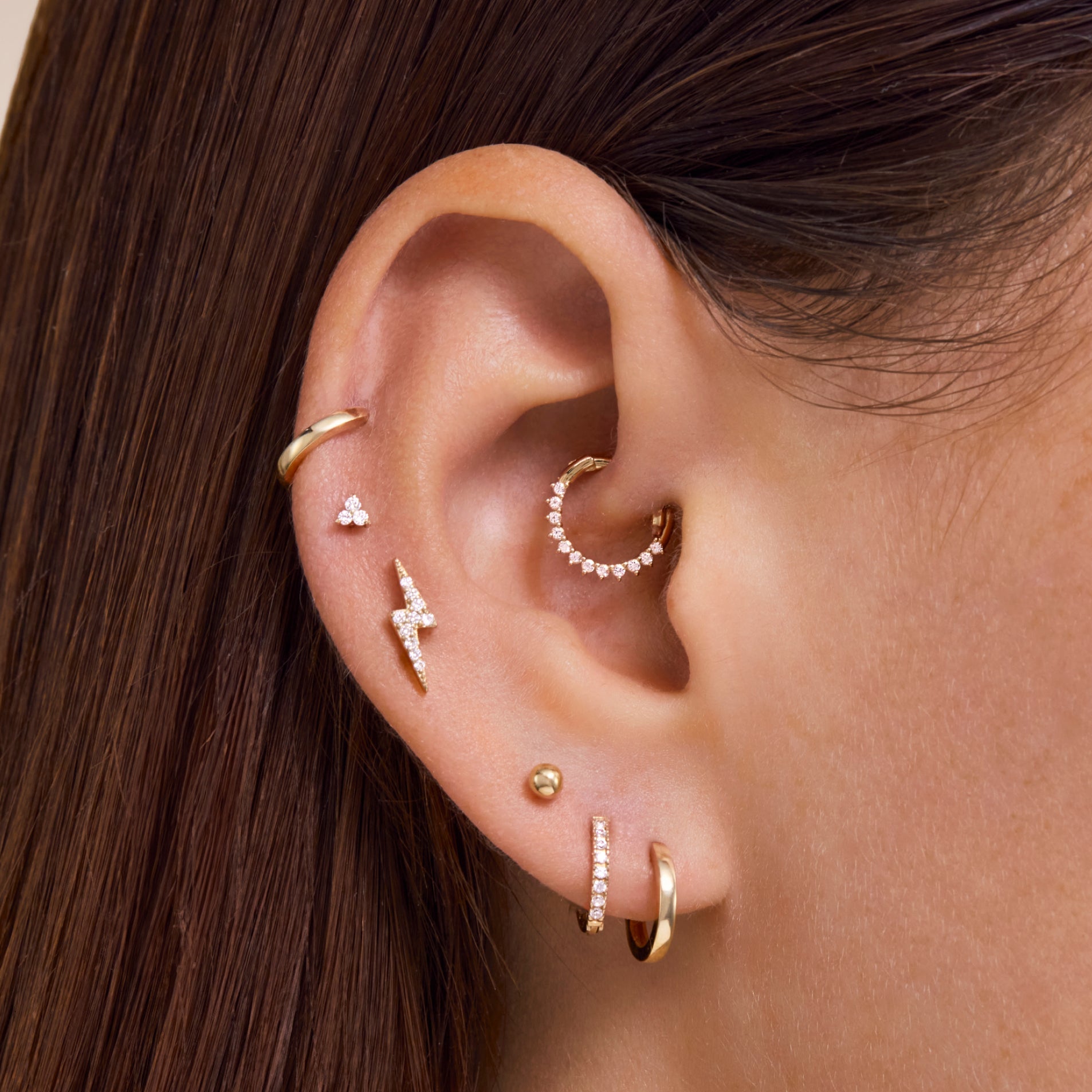 Gold Diamond Piercings for Women | Sale -20%