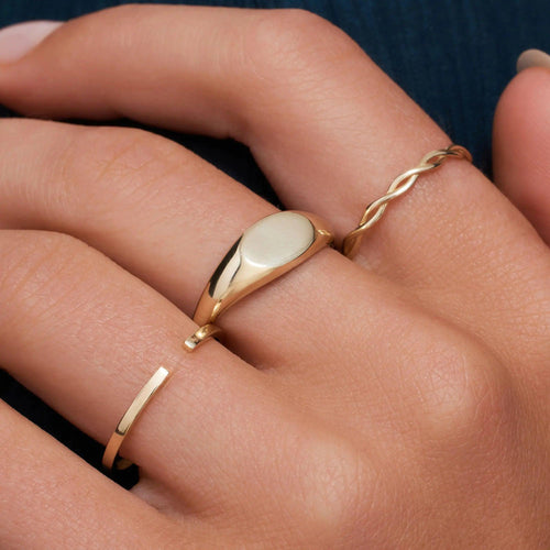14 Karat Solid Gold Rings for Women