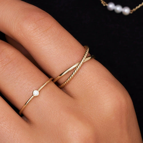 14 Karaat Gouden Ringen voor Dames | Sale -20%