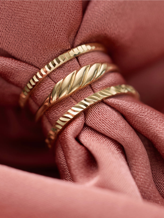 14 Karat Solid Gold Rings for Women